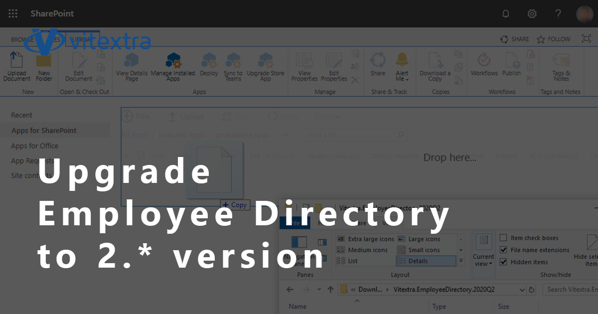 Upgrade Employee Directory from 1.* to 2.*