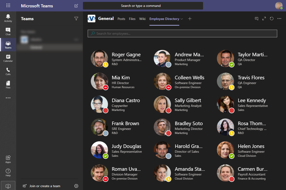 Employee Directory Solution Overview Gambaran
